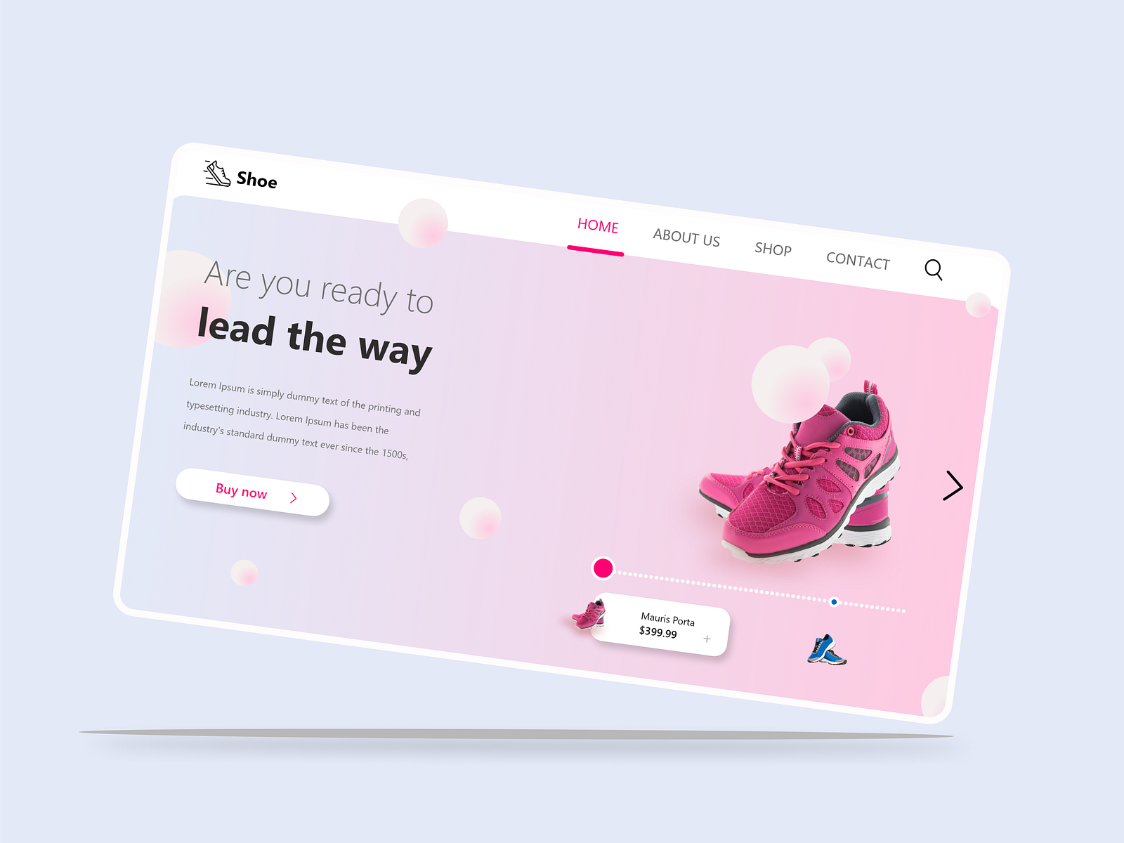 shoe-website-design-landing-page-by-shaher-bano-on-dribbble
