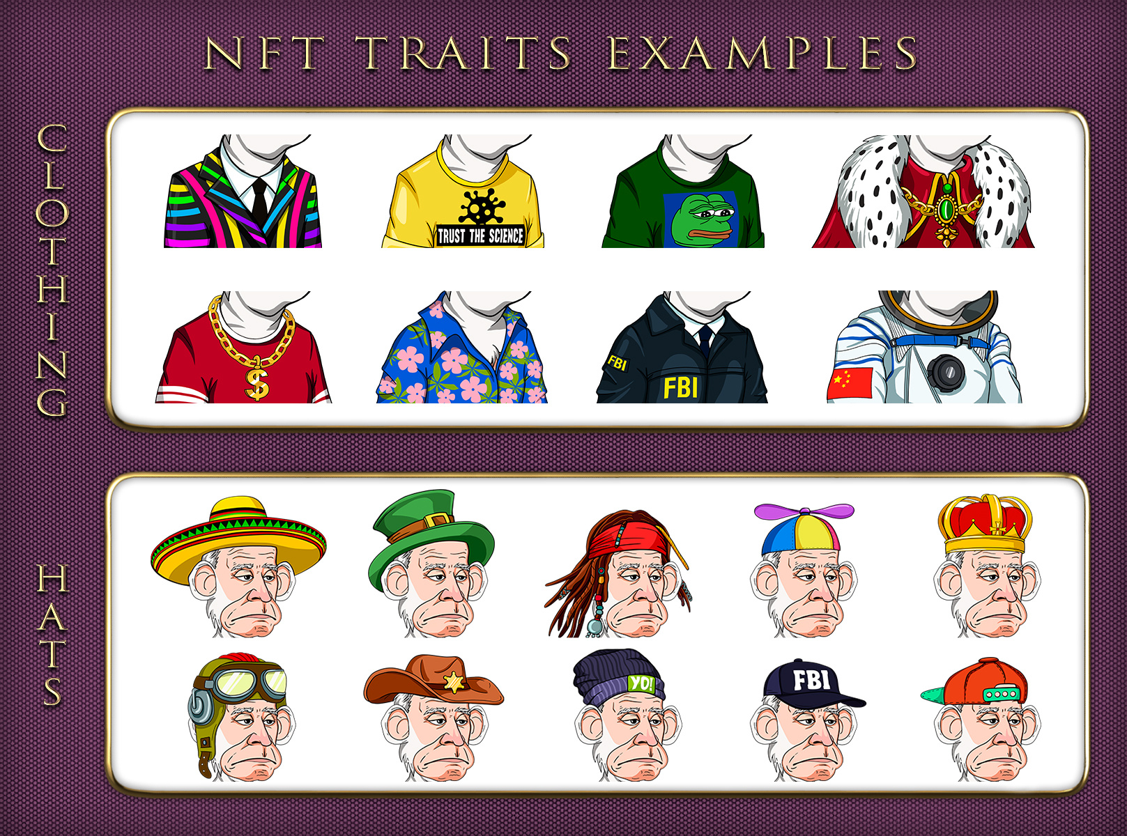 NFT Traits Design by Max Gogh on Dribbble
