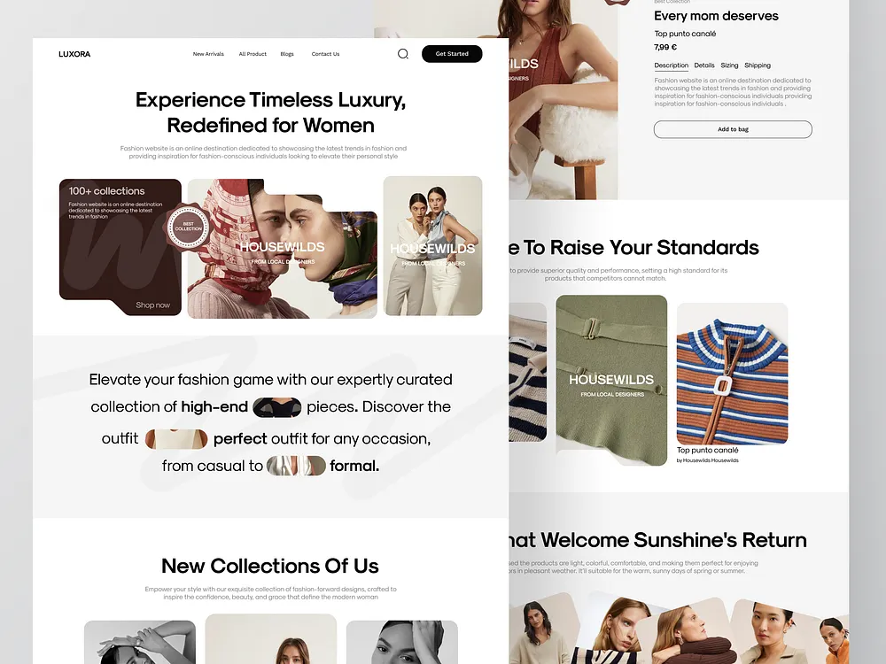 Clothing Website designs, themes, templates and downloadable graphic ...