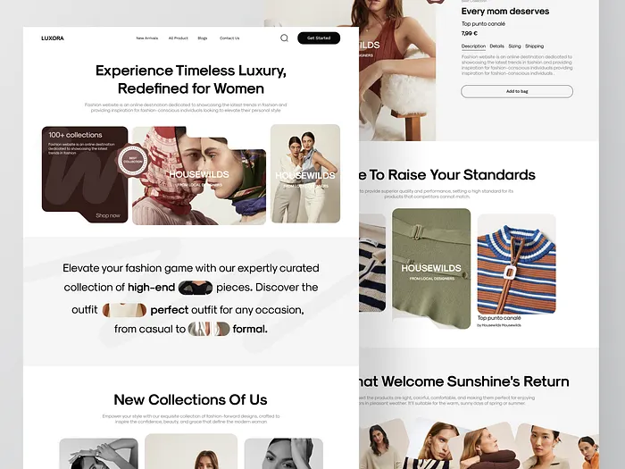 Clothing Website designs, themes, templates and downloadable graphic ...