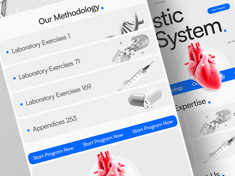 Medizinisch - Healthcare Technology Landing Page Website by Adhiari ...