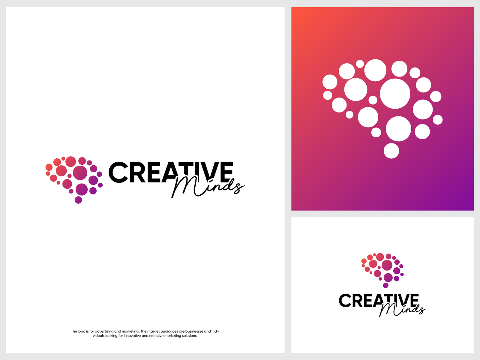 Creative Minds | Community - Digital Agency - Brain & Tech Logo by ...