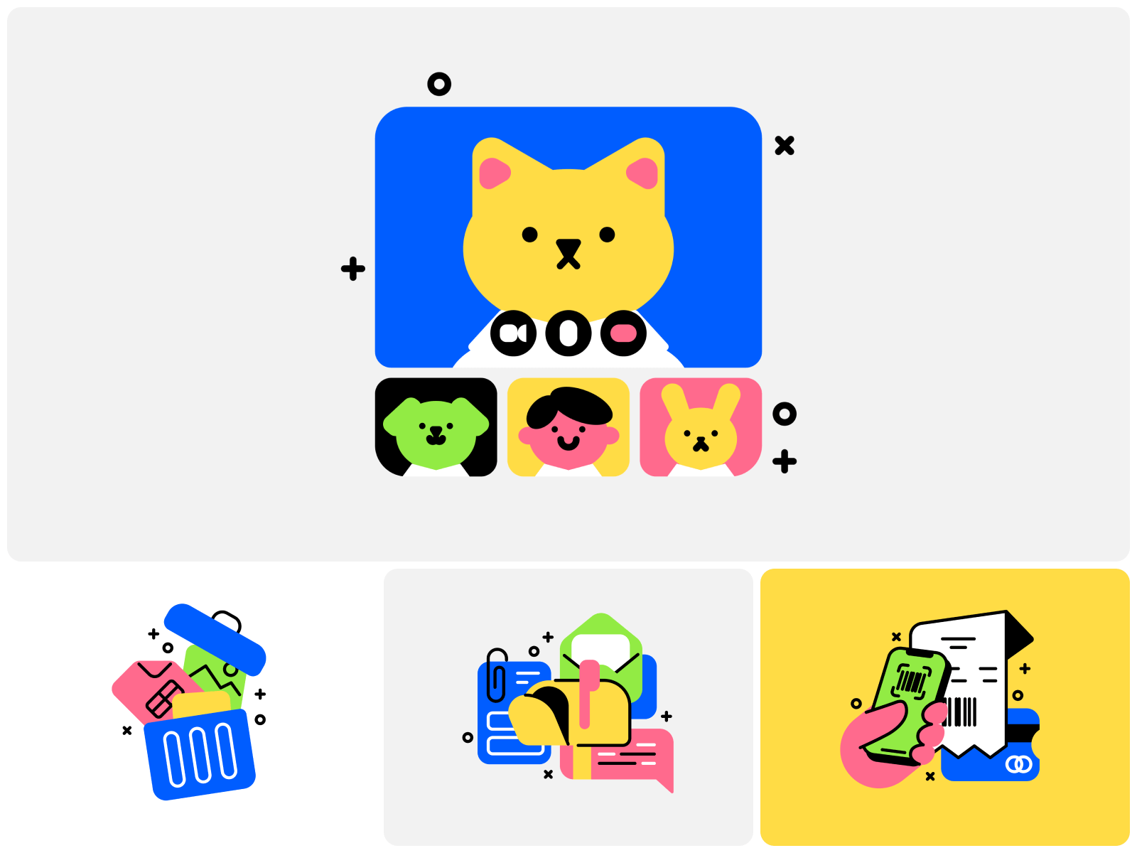 New XO illustrations by Craftwork Studio for Craftwork on Dribbble