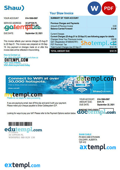 Water Bill designs, themes, templates and downloadable graphic elements ...