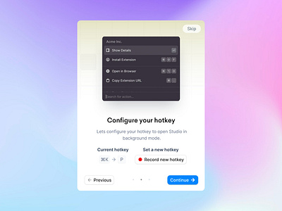 Onboarding Wizard by Talha Kaya on Dribbble