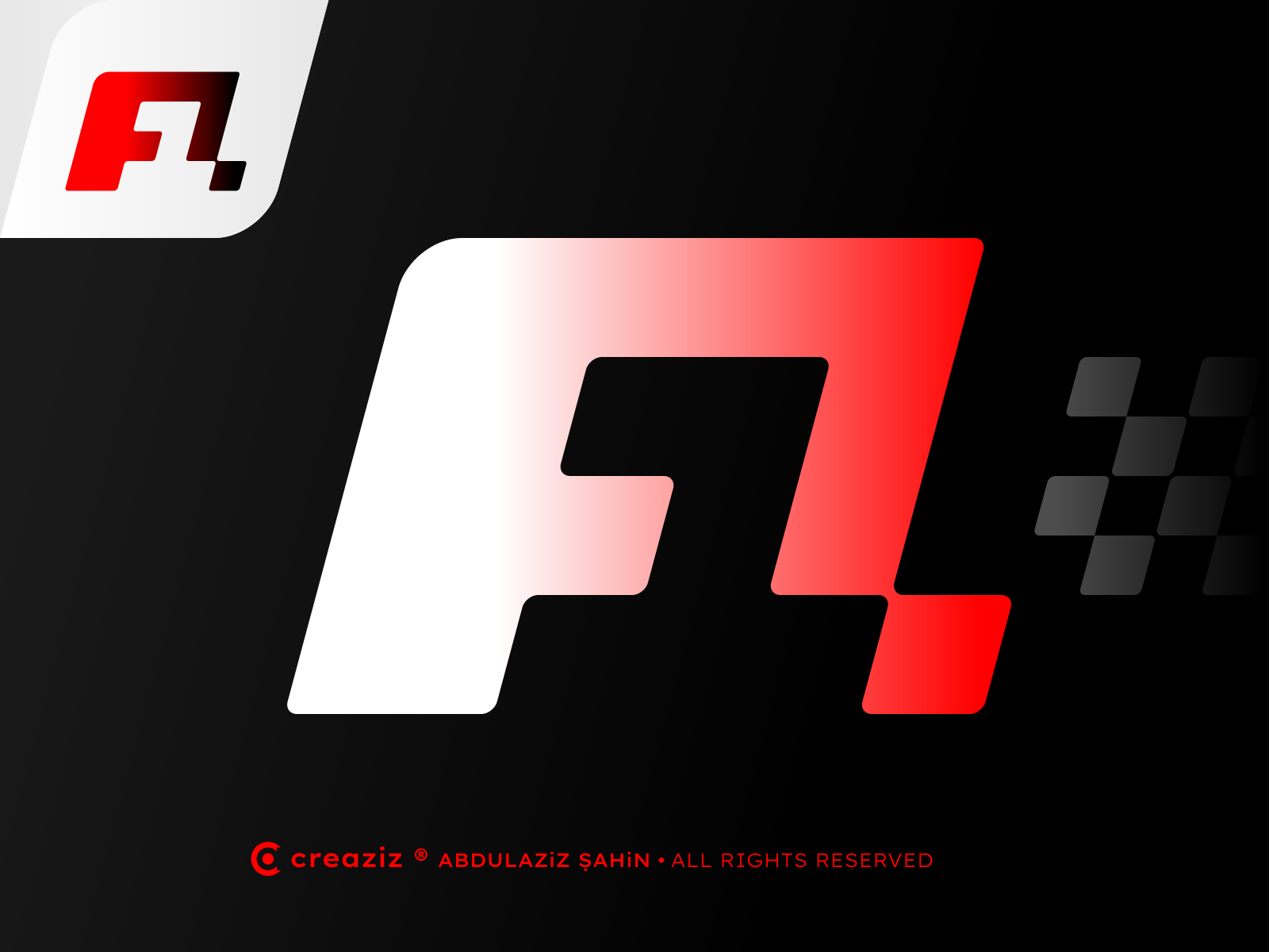F1 Logo Concept v2 by creaziz on Dribbble