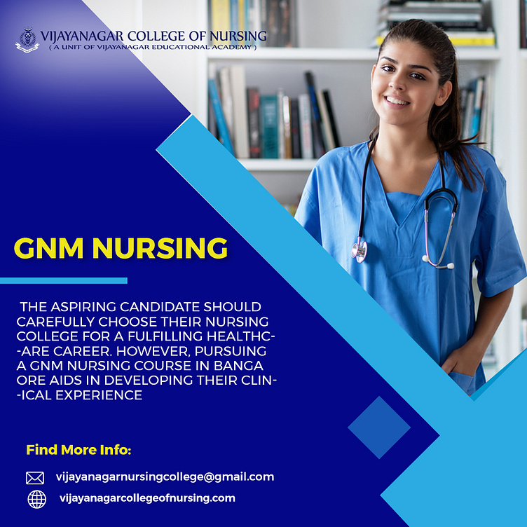 GNM Nursing Course In Bangalore By Vijayanagar College Of Nursing On gnm-nursing-course-in-bangalore-by-vijayanagar-college-of-nursing-on
