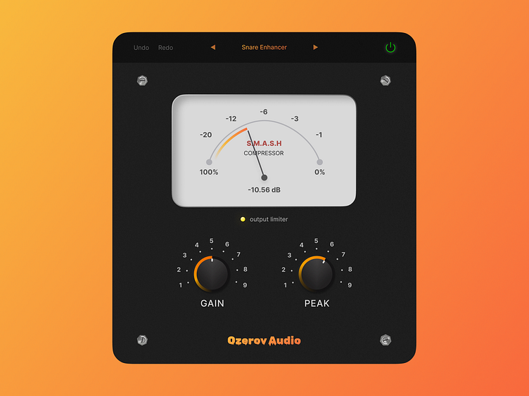 Vintage Compressor Plugin By Nikita Ozerov On Dribbble