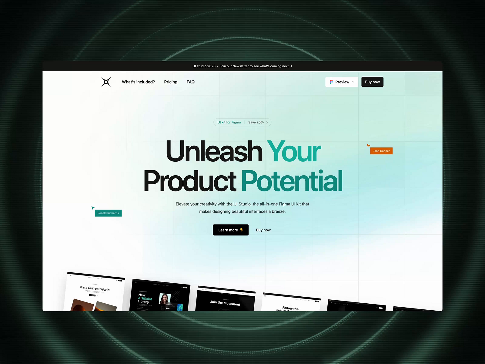 The UI studio – UI kit for Figma by Nicolaj Reck for The UI studio on ...