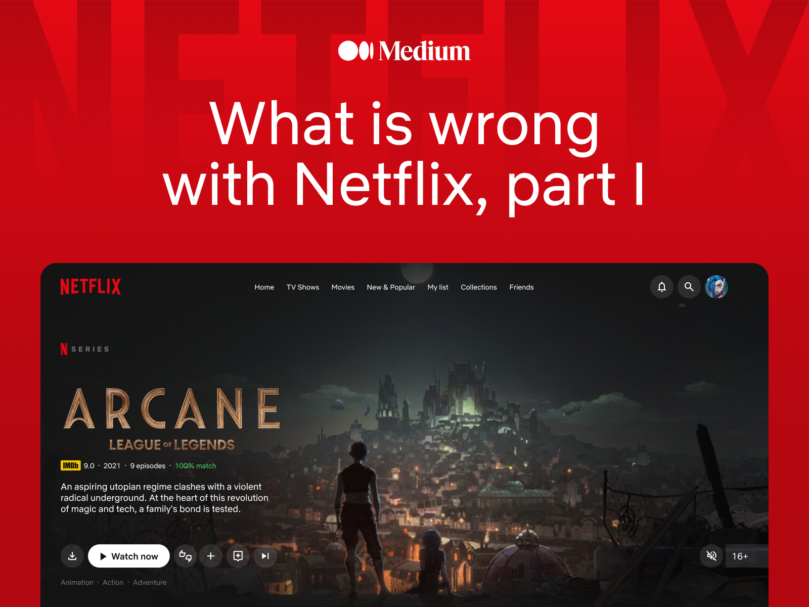 Netflix — Website Concept Redesign by Tani Dyhdalo 🇺🇦 on Dribbble