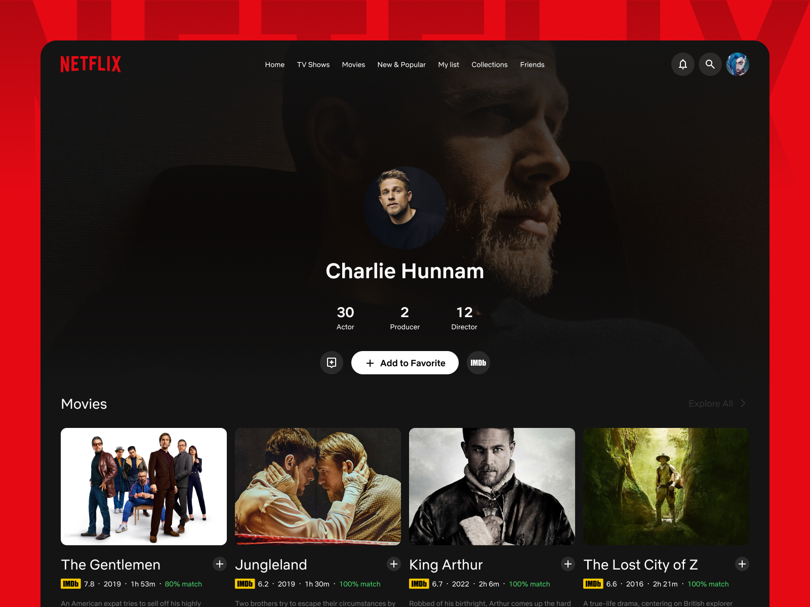 Netflix — Website Concept Redesign by Tani Dyhdalo 🇺🇦 on Dribbble
