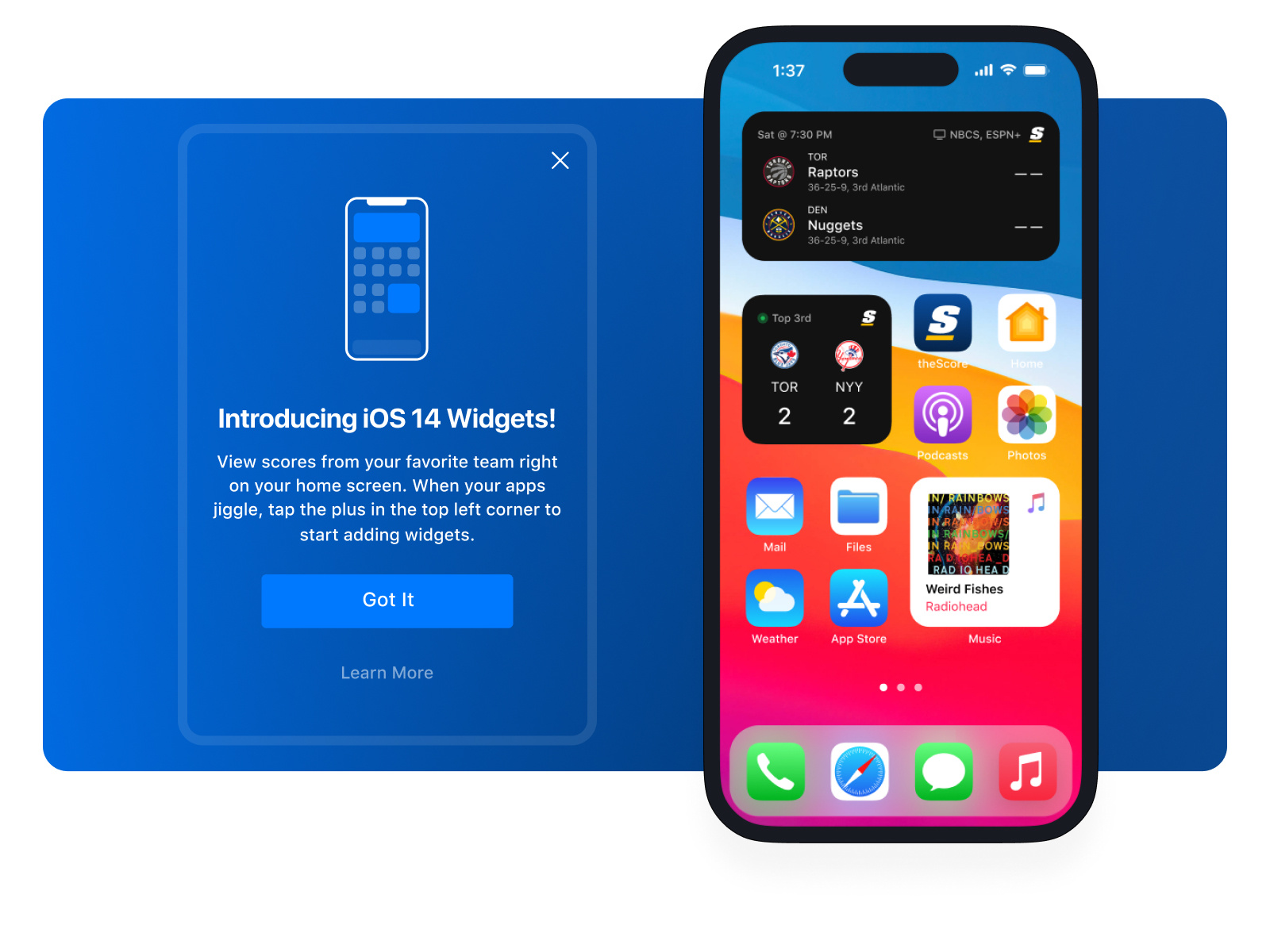 theScore - iOS Widgets by Ian Dalley for theScore on Dribbble