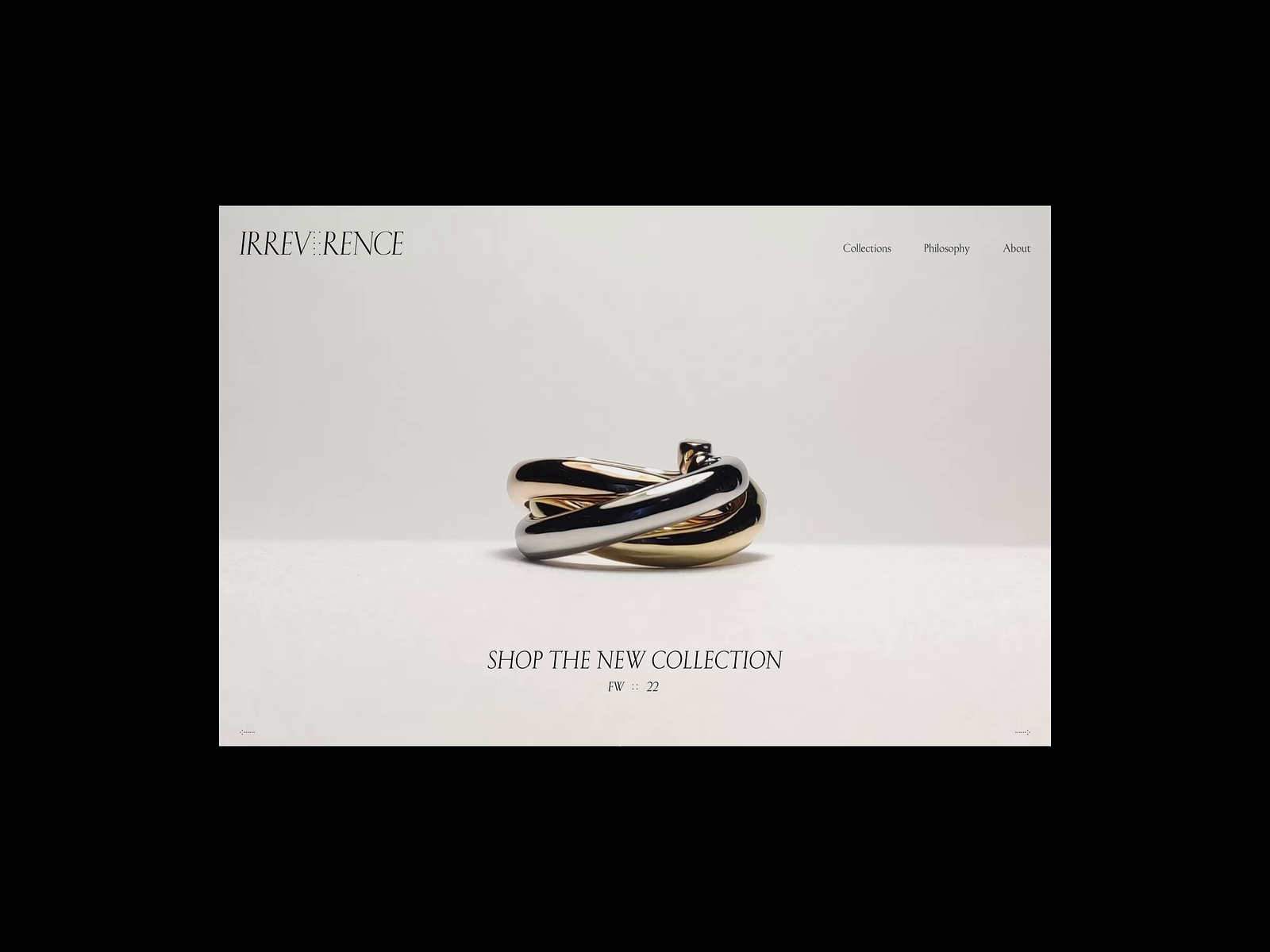 IRREVERENCE — WEBSITE (2) by Manon Audineau on Dribbble