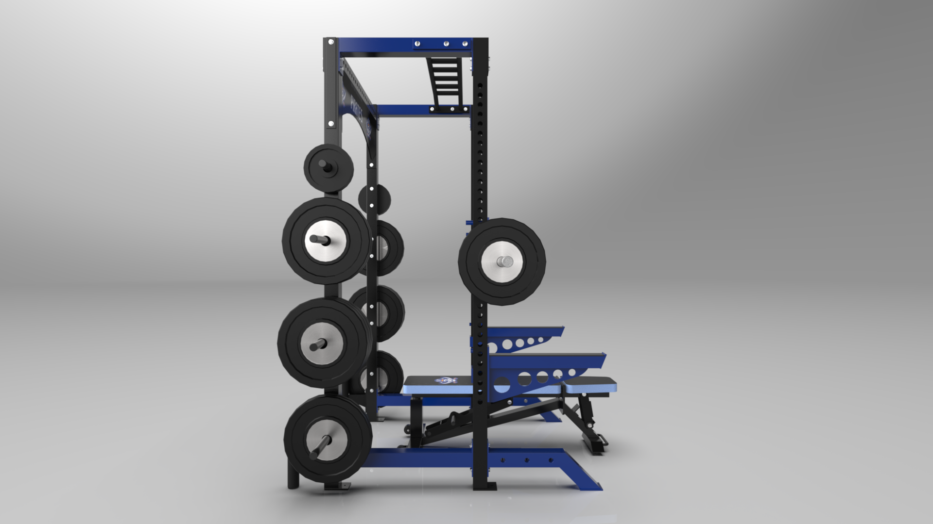 Power Rack + Utility Bench by Andrew Samir Bosler on Dribbble