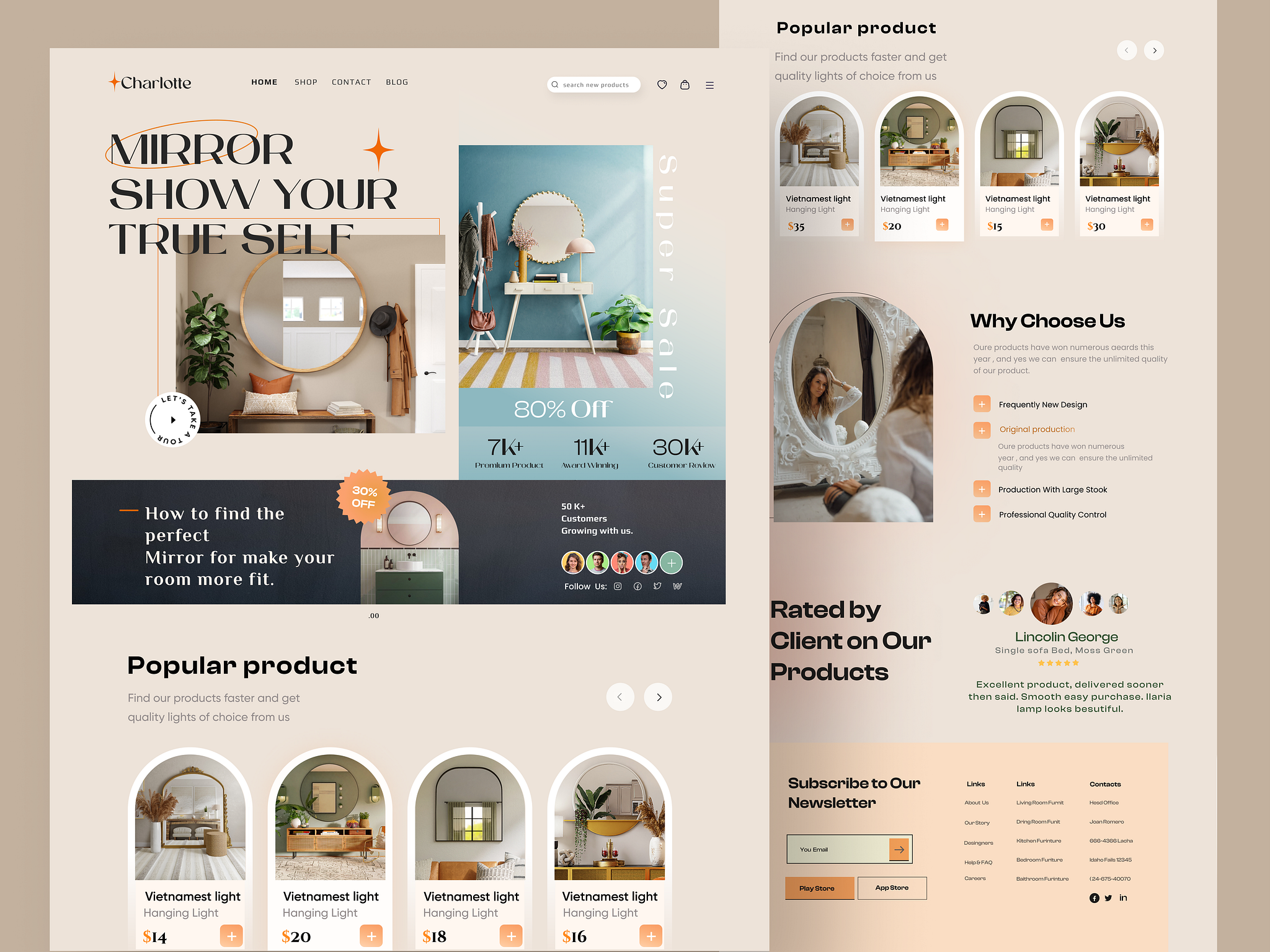 E-commerce Web Page Design UI by Tajrin Nahar on Dribbble