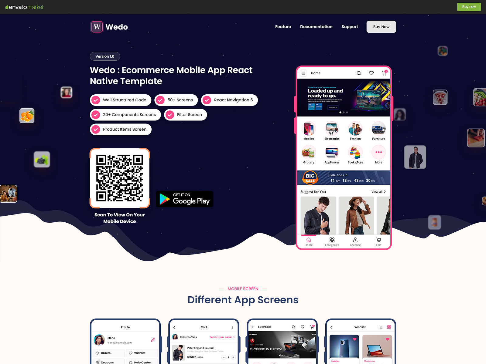 Wedo | Ecommerce Mobile App React Native Template by Rahul Dev Sharma ...