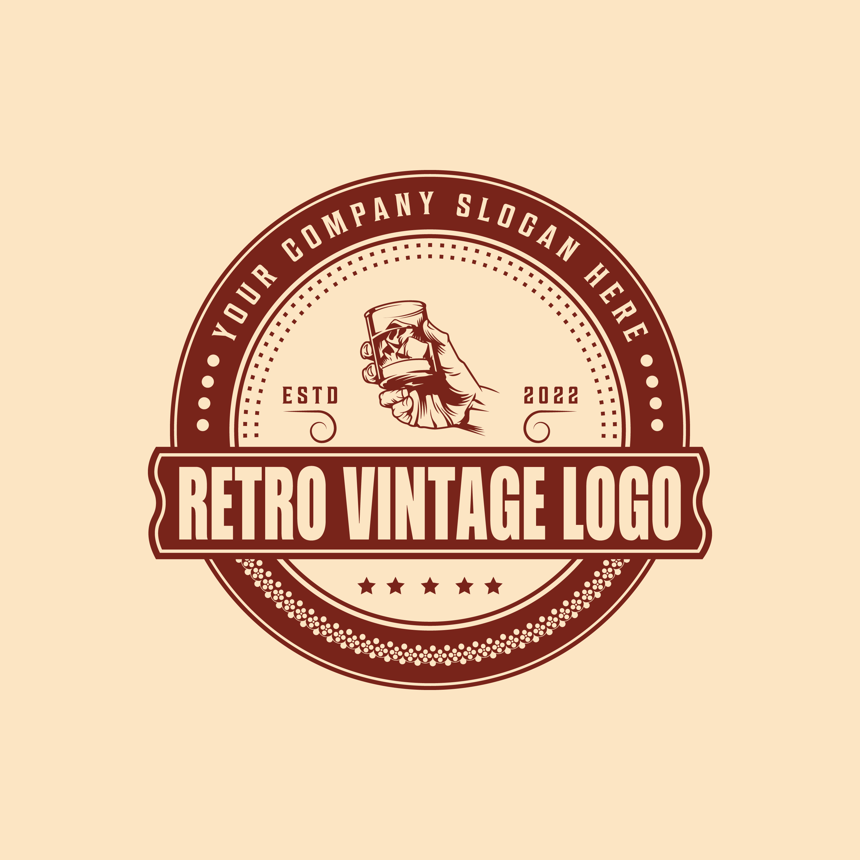 vintage logo by md kaium mia on Dribbble