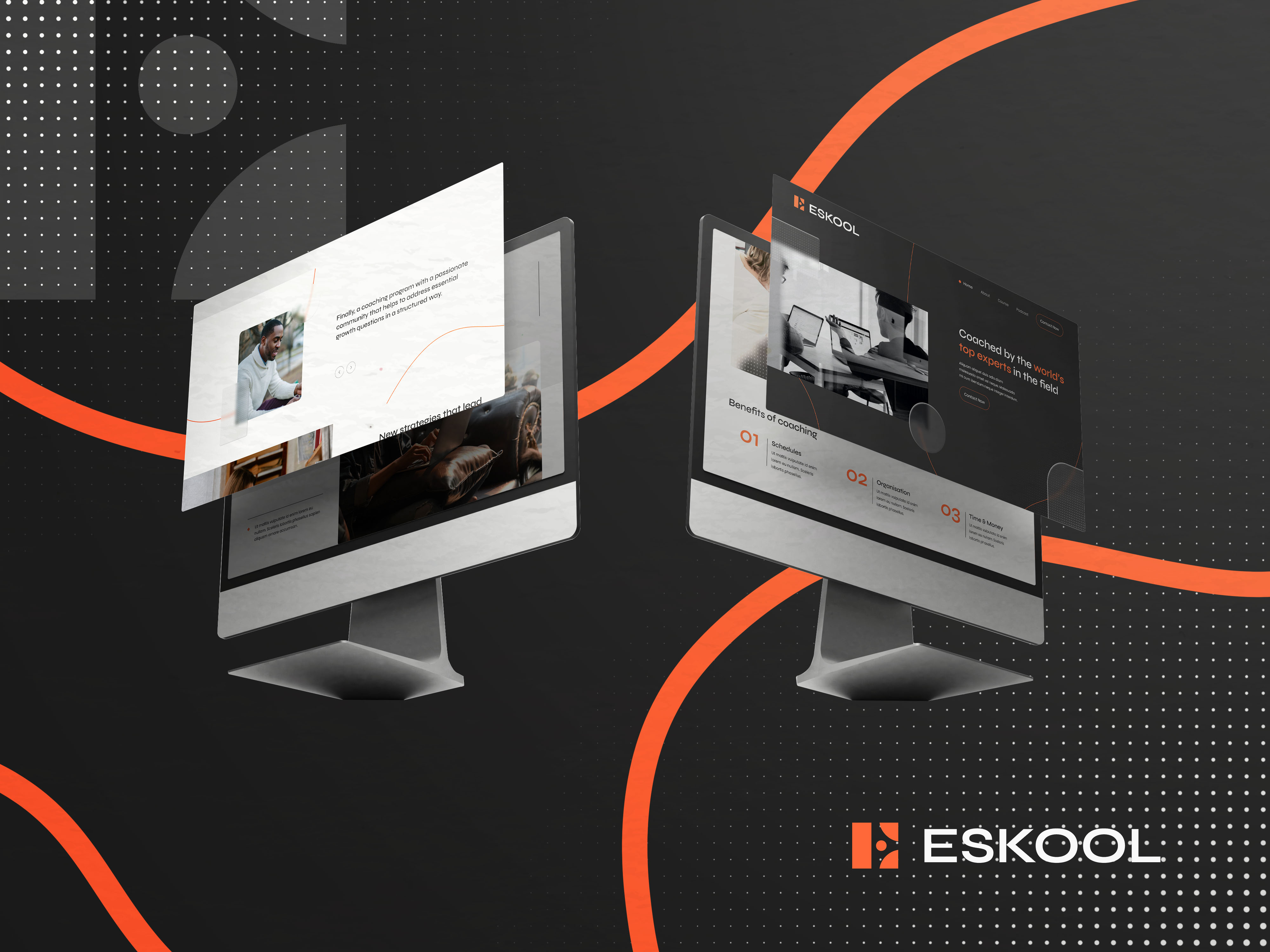 Eskool - COACHING - Website by Dot Creative Market on Dribbble