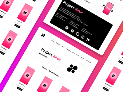 Website UI Design - Project Elixir by Romeet Chatterjee on Dribbble