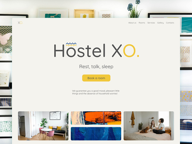Hostel Website designs, themes, templates and downloadable graphic ...