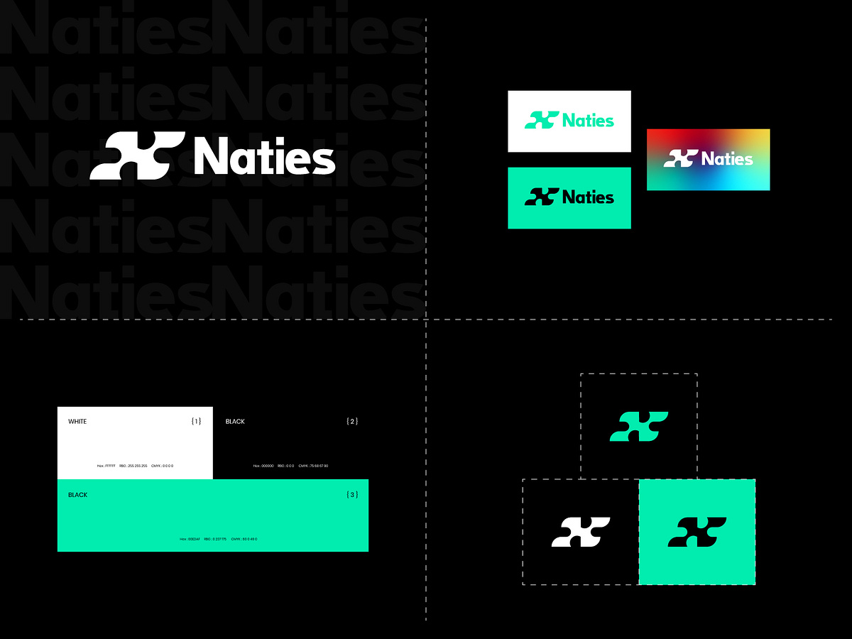 Naties Logo & Brand Identity Design by Abdul Gaffar on Dribbble