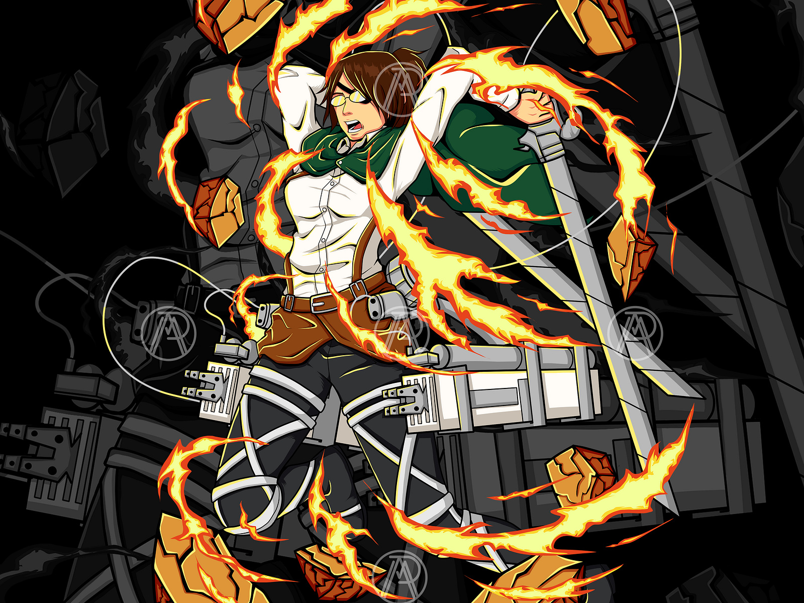 Hange Zoe by RAM ARTS on Dribbble