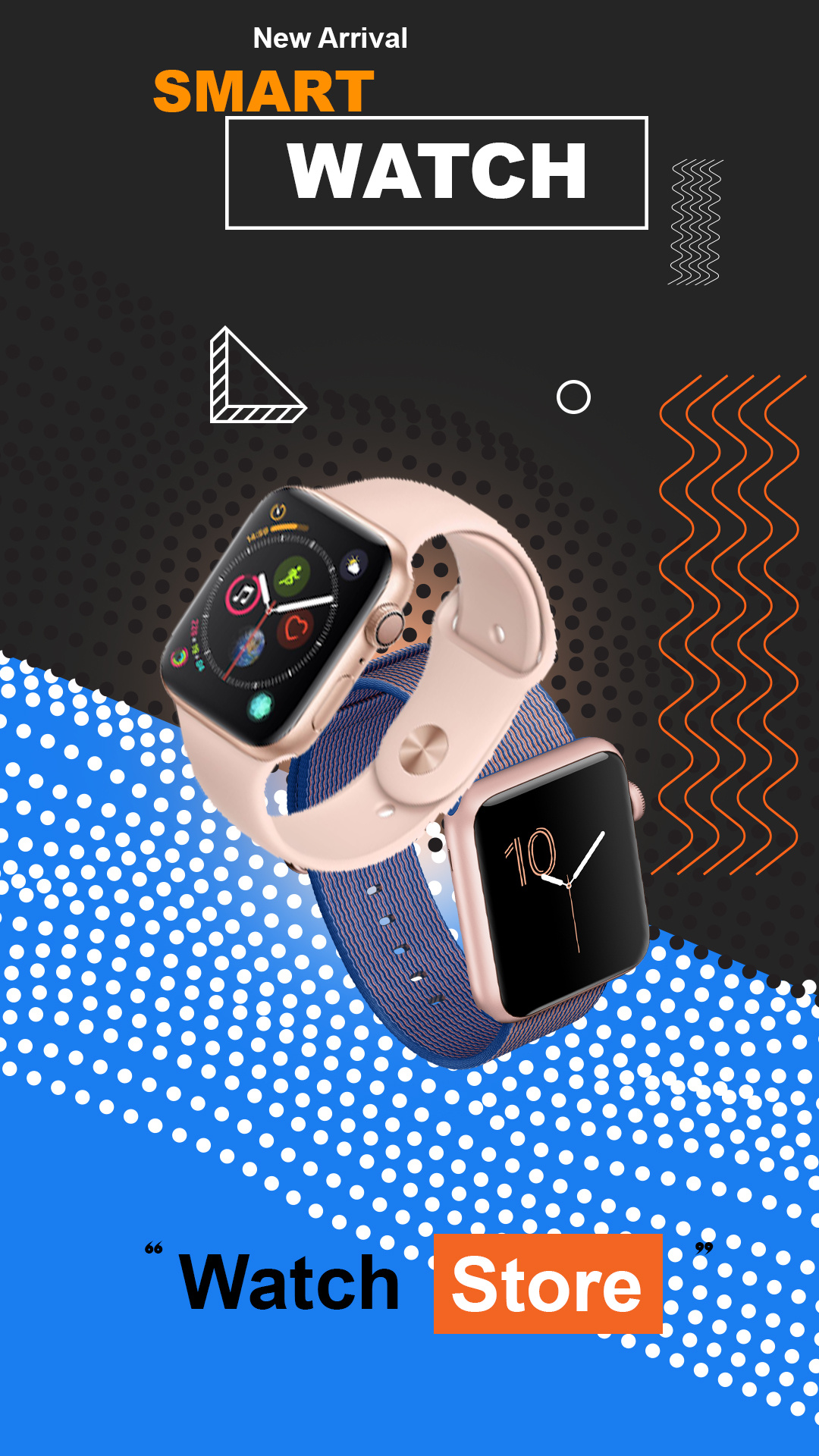 Smart watch advertisement design by Kaung Myat Thu on Dribbble