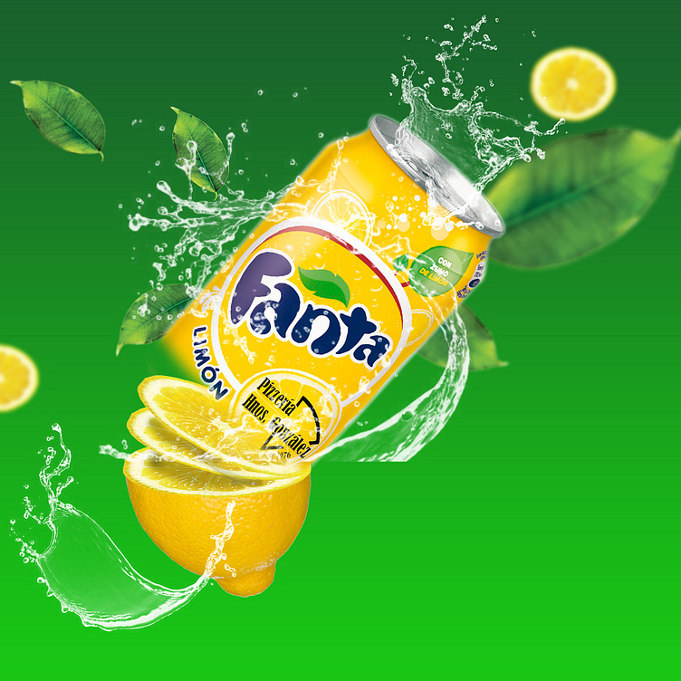 Fanta juice advertisement design by Kaung Myat Thu on Dribbble