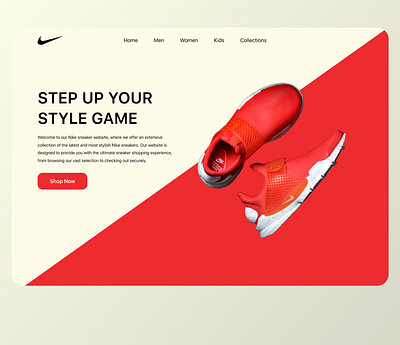 Nike hero shot by Abdurrahman Abdulaziz on Dribbble