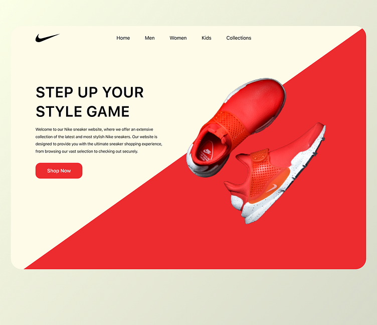 Nike hero shot by Abdurrahman Abdulaziz on Dribbble