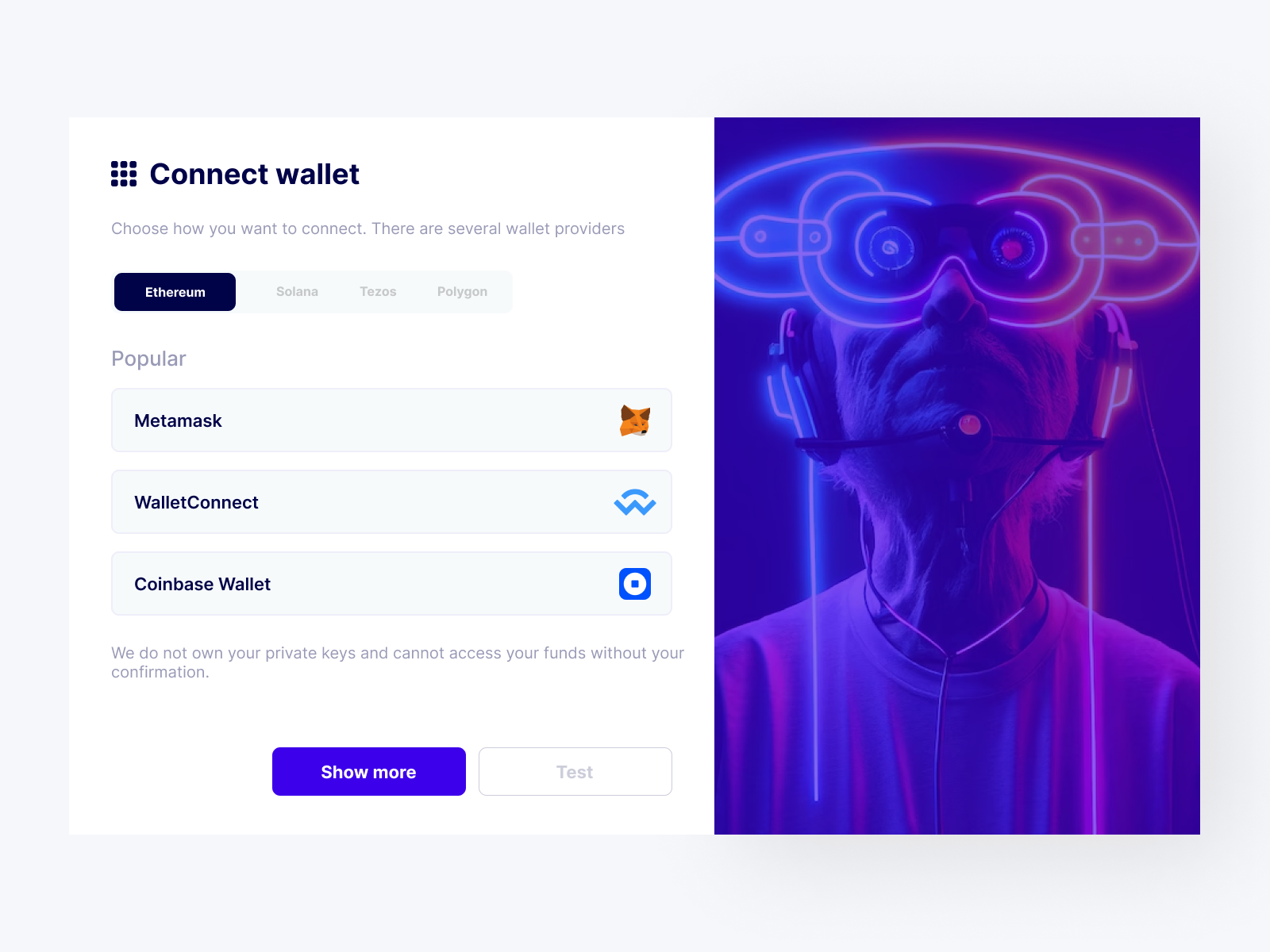 Connect Wallet Web3 By Can Soyaroglu On Dribbble