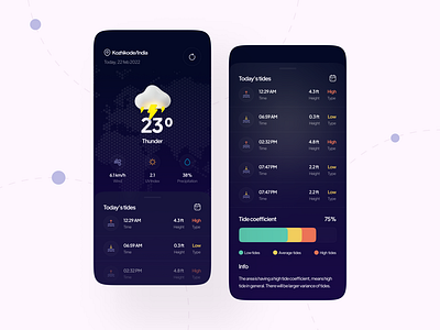 Weather APP UI Design by Sajjad Hossain on Dribbble