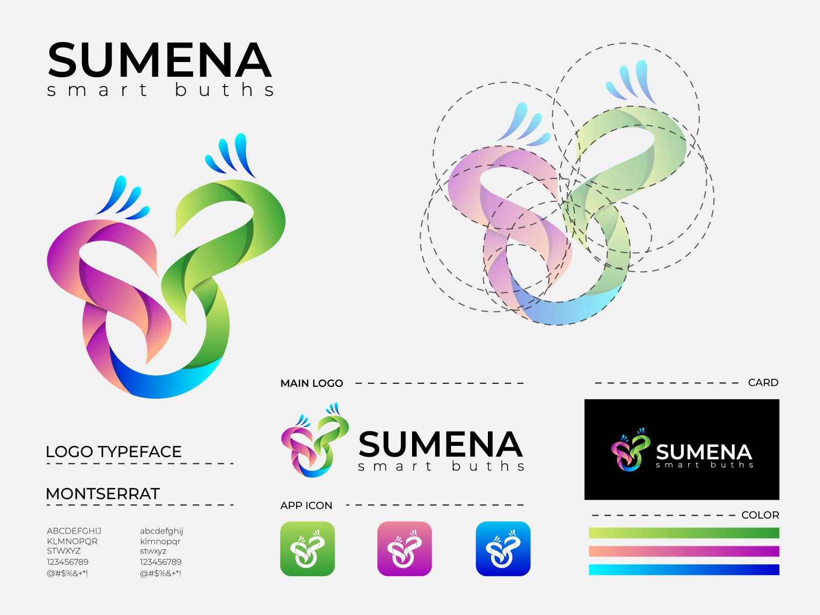 Sumena logo, logo design, branding, identity by Mishad Sarker ️ on Dribbble