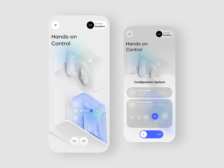 BreatheWise - Your Intelligent Air Purifier App by 300Mind UI/UX for ...