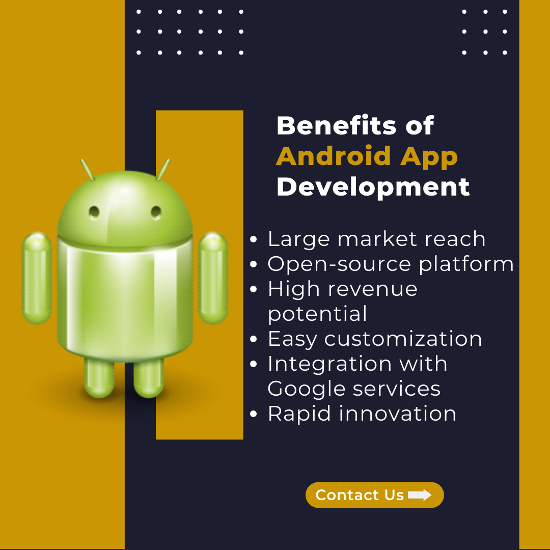 Benefits of Android App Development by Mobcoder Technologies on Dribbble