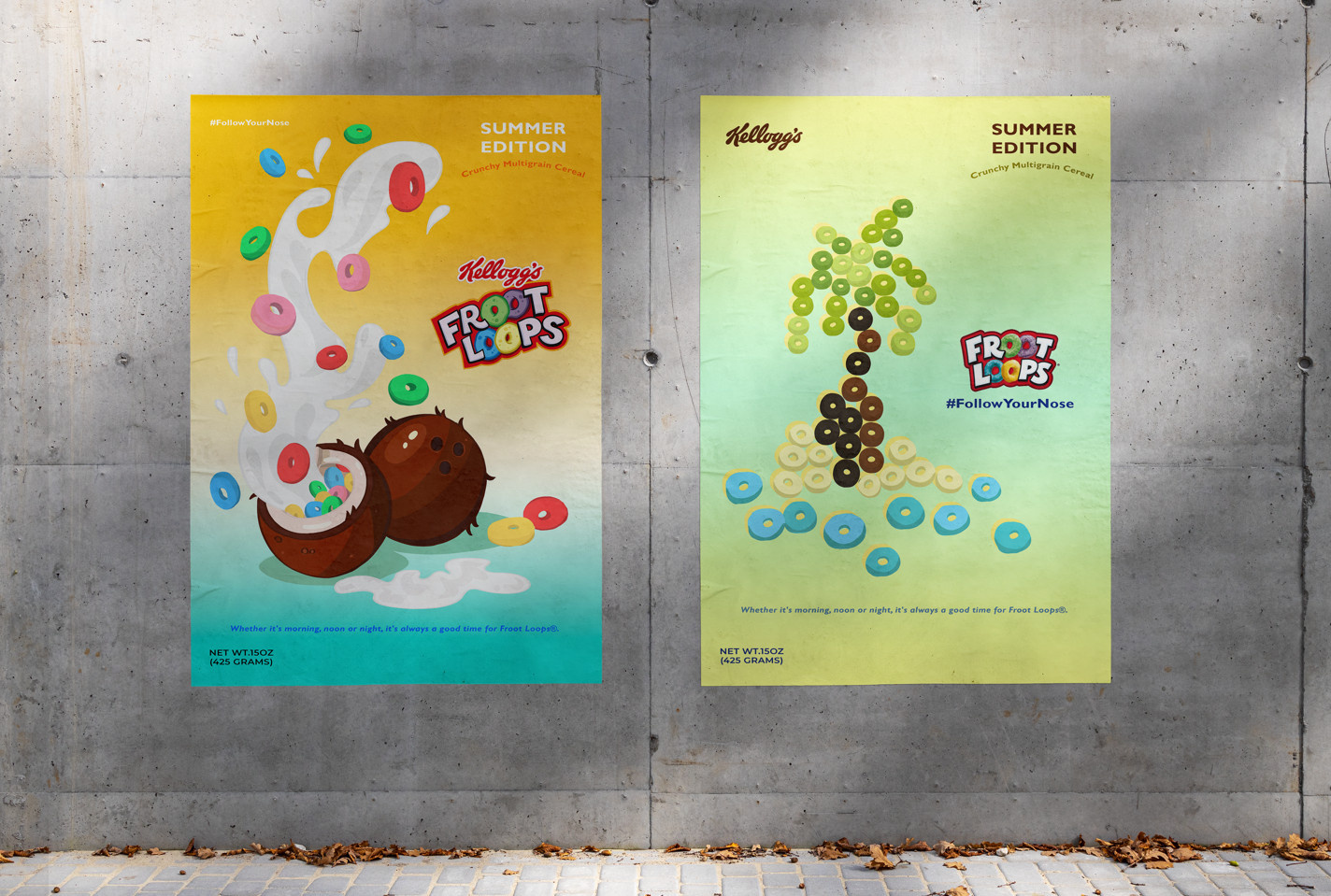 KEY VISUAL DESIGN PROJECT FOR KELLOG'S FROOT LOOPS by Kim Trang on Dribbble