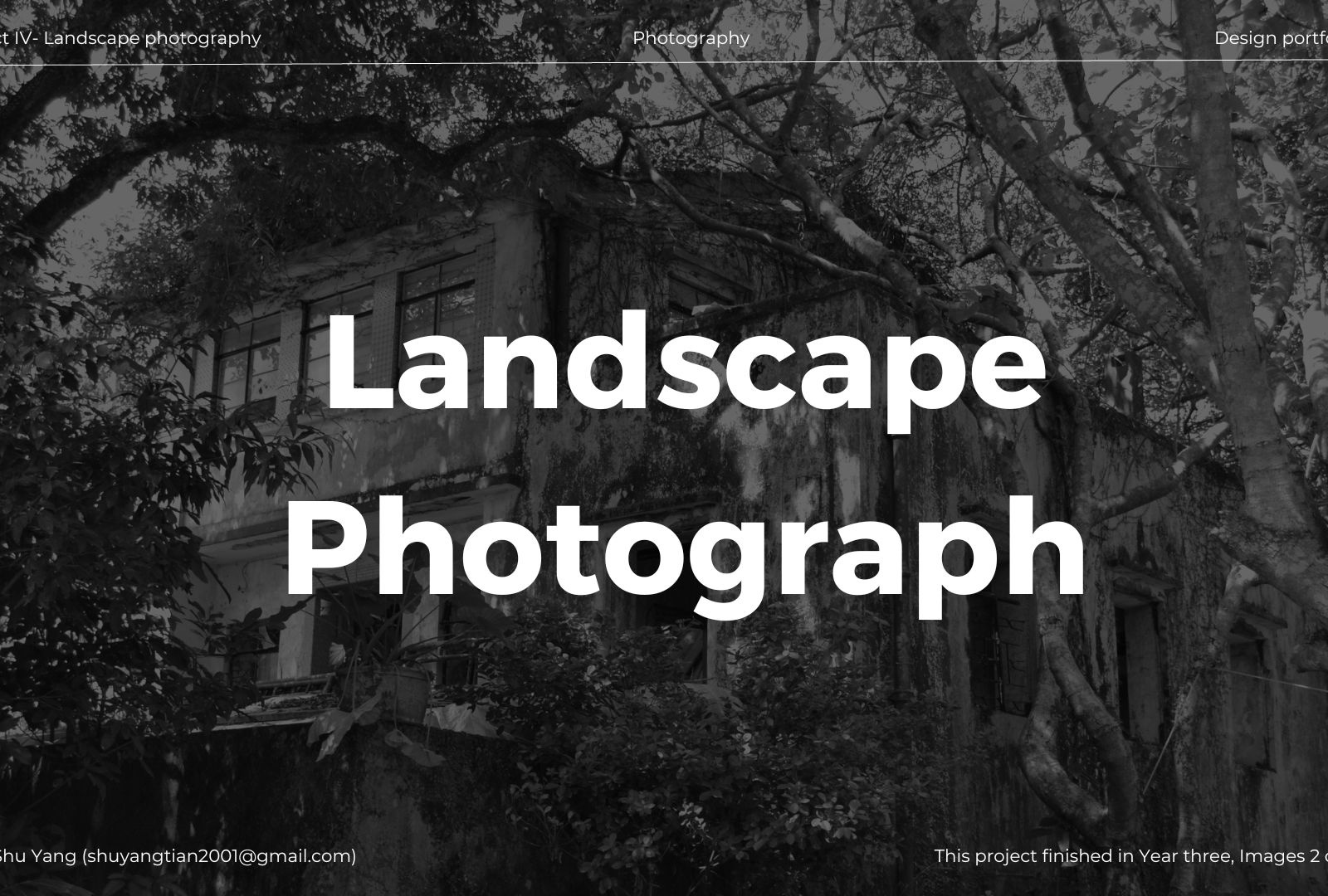 Project IV- Landscape Photography_ New topographic photography by Tian ...