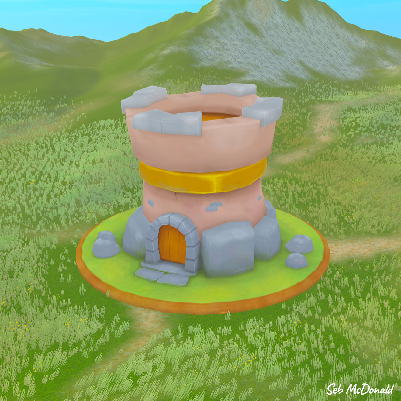 Turret Game Model by Seb McDonald on Dribbble