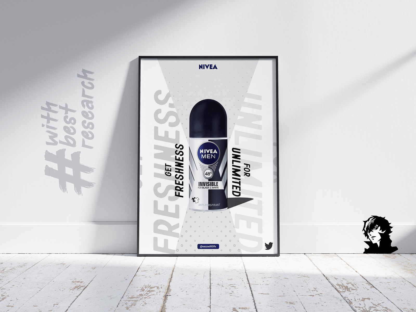 Deodorant poster design by Sazzadul Islam on Dribbble