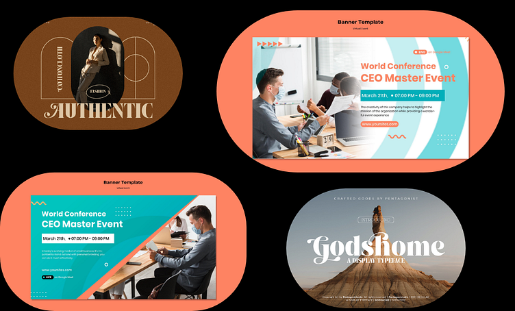 Banners by Nimra Iftikhar on Dribbble