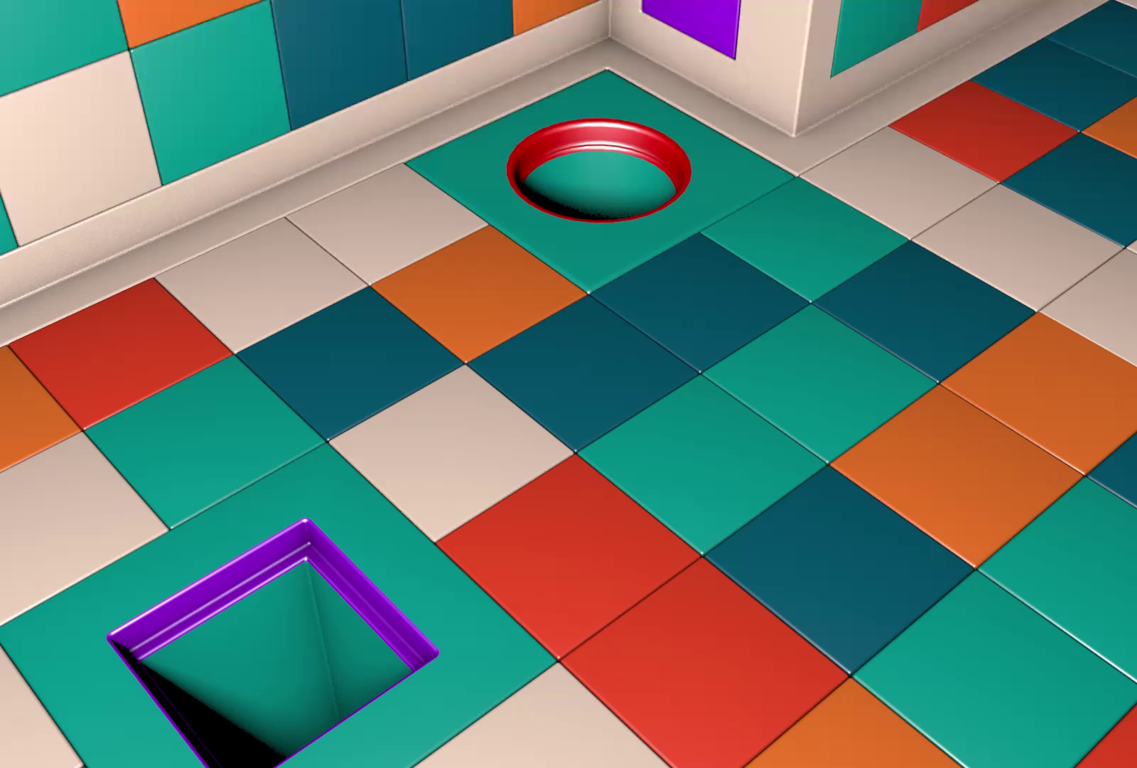 Geometric splash by Казанцев Данила on Dribbble