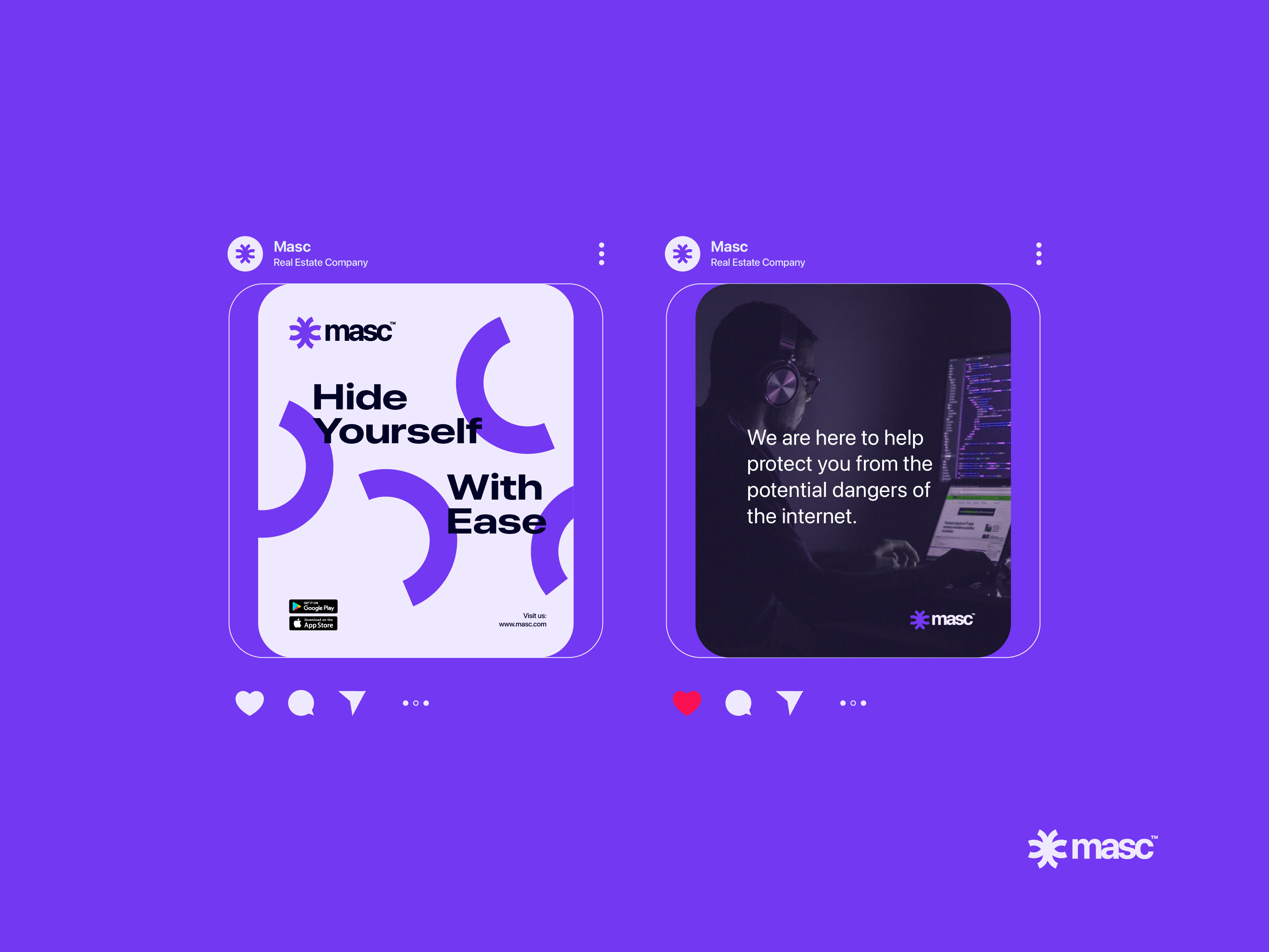 Social Kit Design for Masc; A VPN & Cyber Security Software by Imtiaz ...