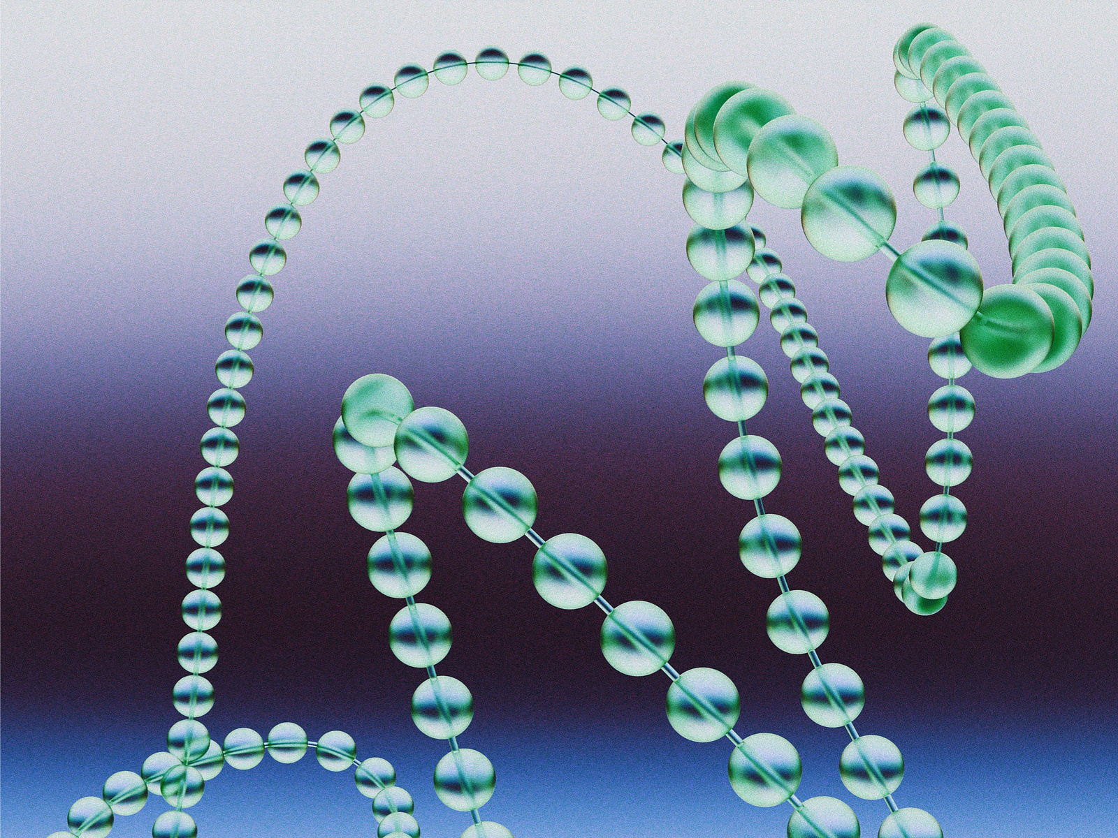 Digital Illustration - Pearls by Lea Konaševská on Dribbble