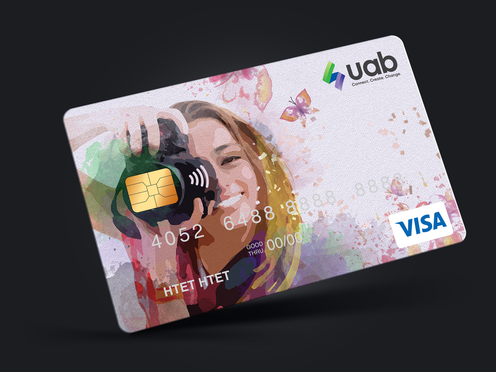 Visa Card design by Nay Lin Aung on Dribbble