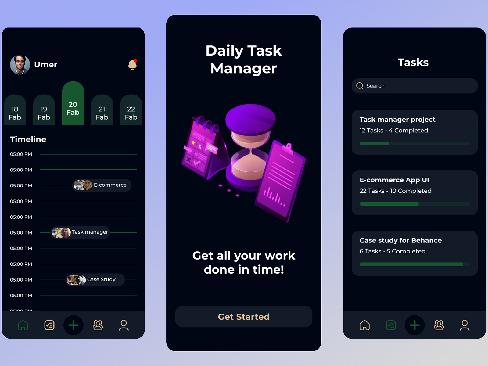 Task Manager Mobile App By Malik Muhammad Umer Farooq On Dribbble