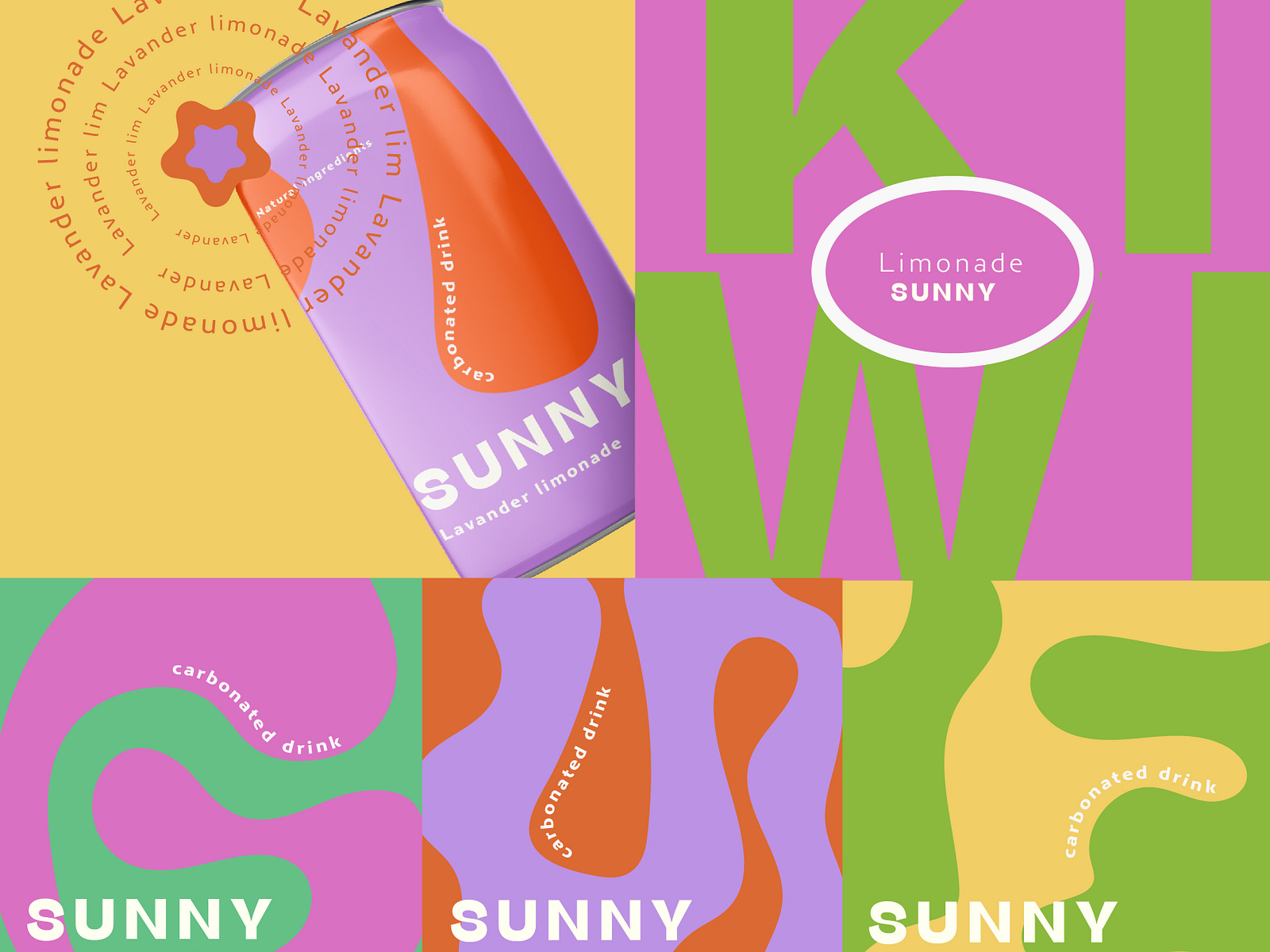 Sunny can - branding by Mariana Mora on Dribbble