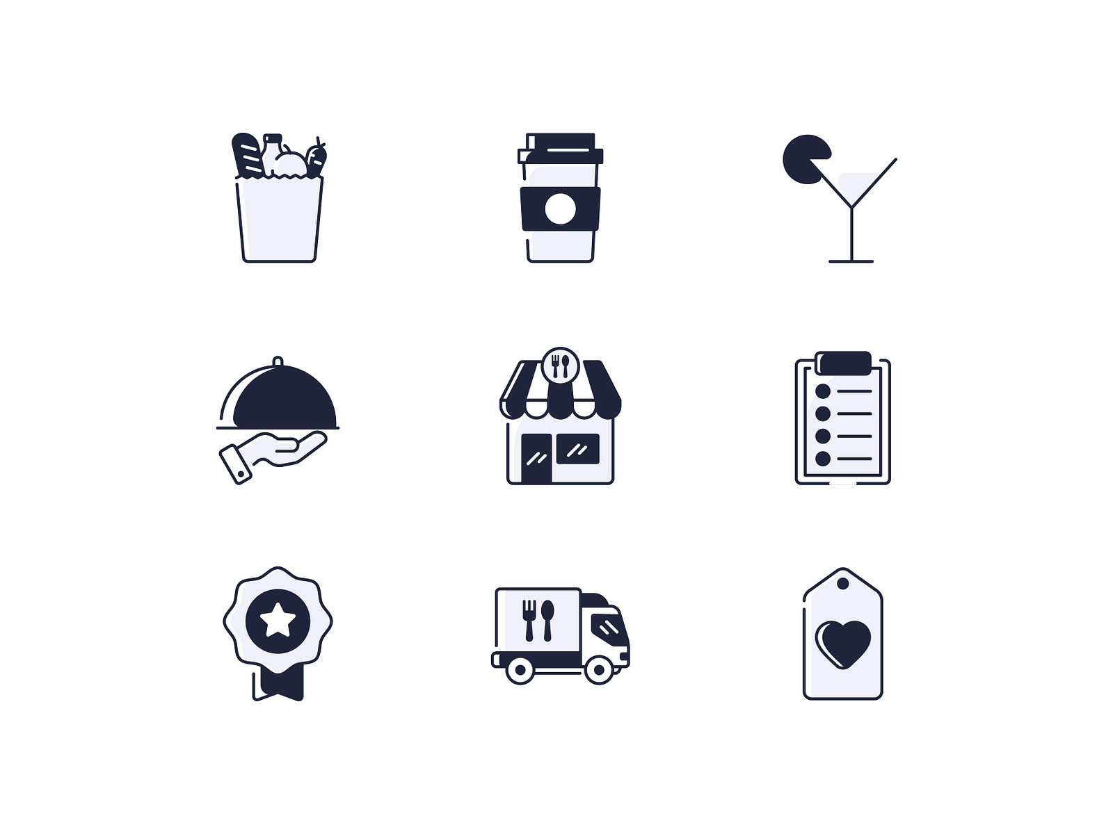 Restaurant Icons by Iconfield Studio on Dribbble