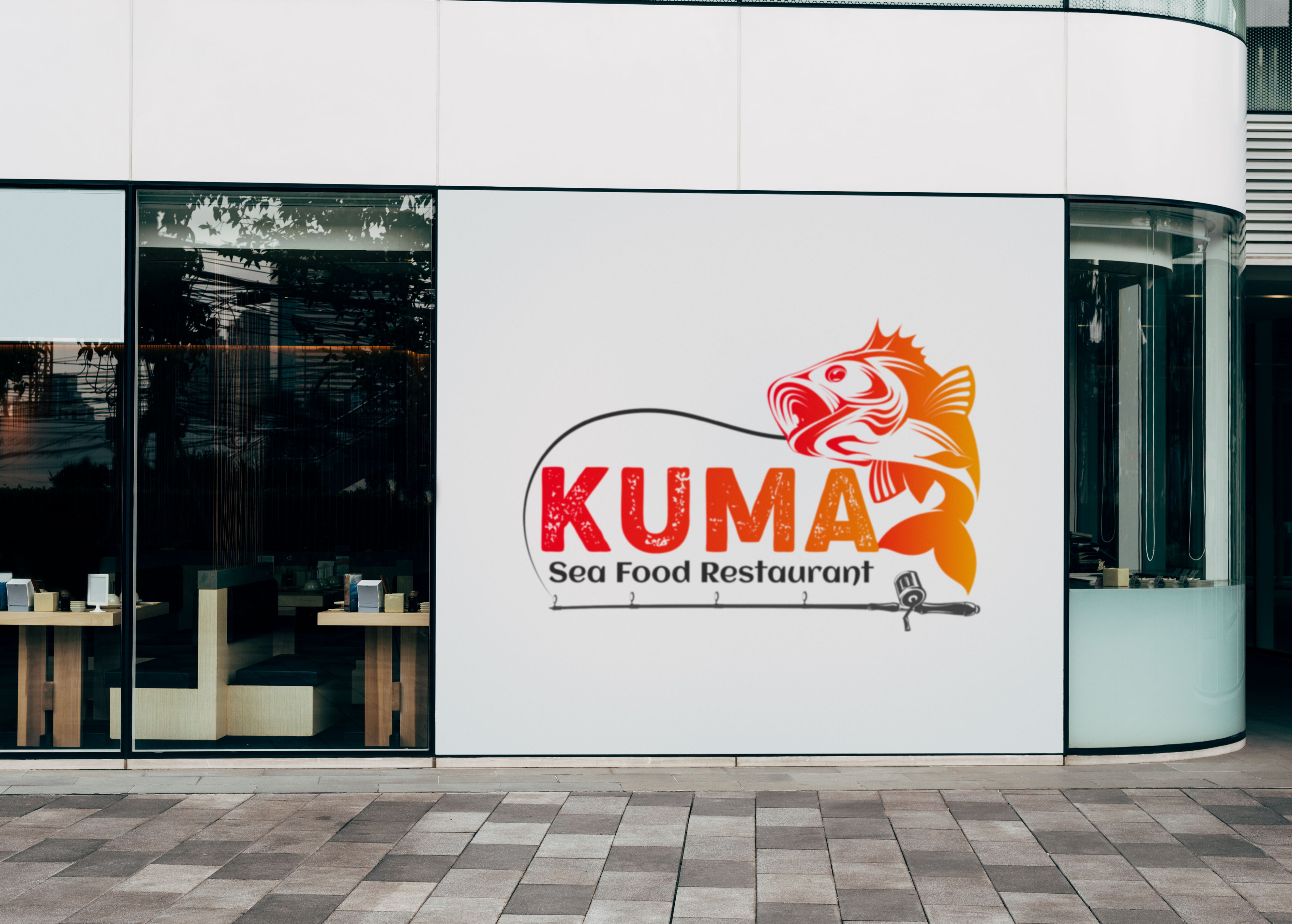 Kuma Restaurant Logo by Design Spot on Dribbble
