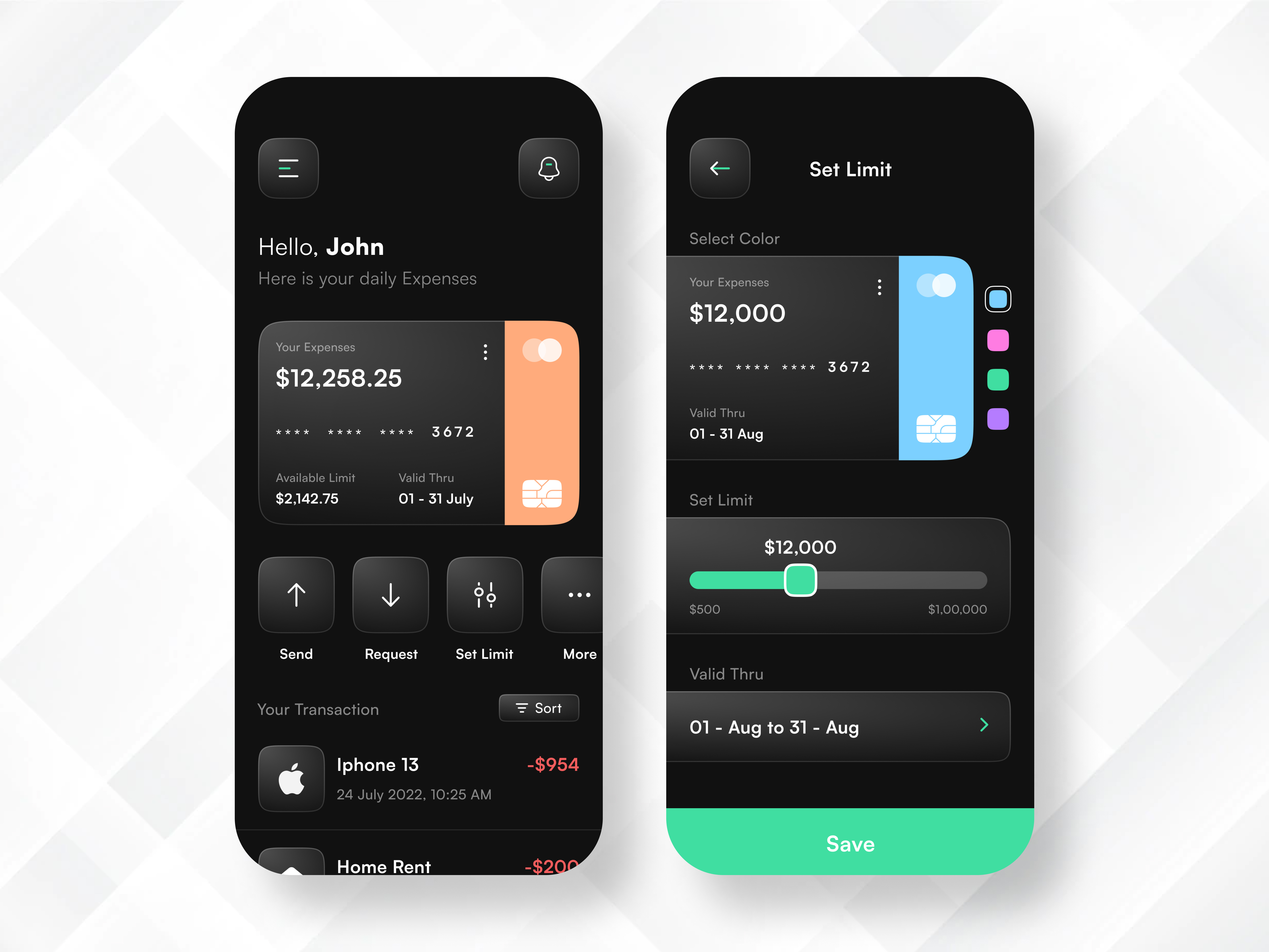 Expense Tracker App by Auxano Global Services on Dribbble