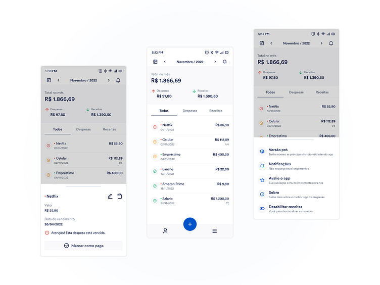 My Expenses — Redesign App by Cauan Tomáz on Dribbble